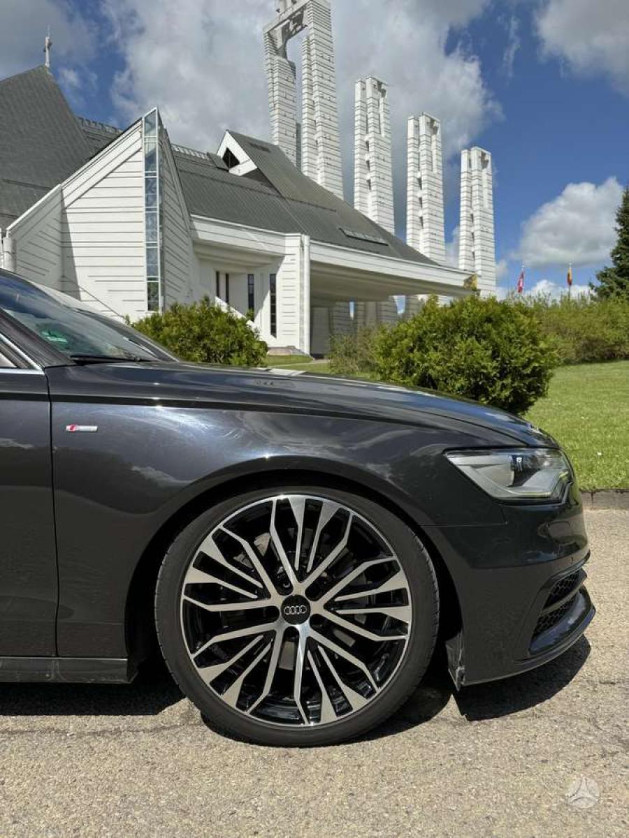 Grey Audi A6 2013 in Elektrenai, with an engine capacity of 2.97 L and mileage of 238 thousand km for 14900 €, photo 6 on AUTOMOTO.COM.LV