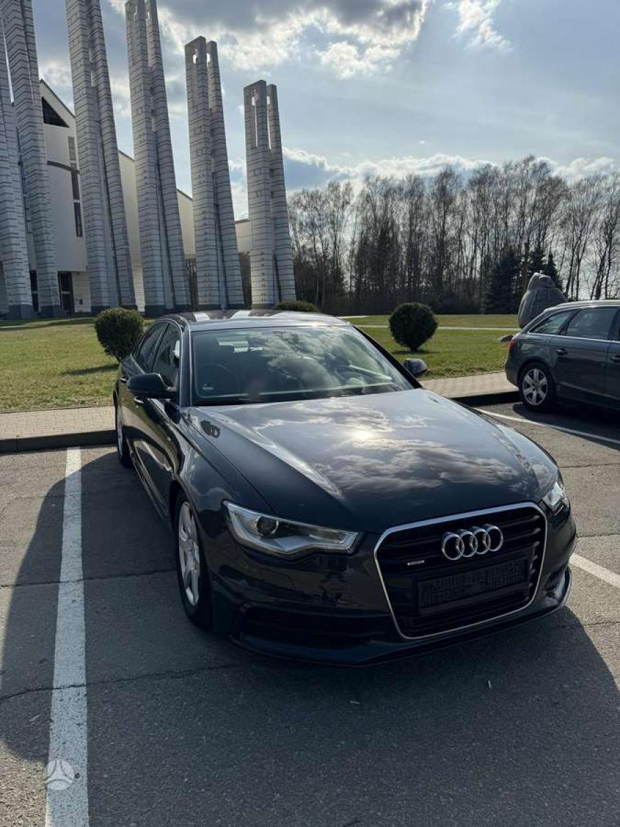 Grey Audi A6 2013 in Elektrenai, with an engine capacity of 2.97 L and mileage of 238 thousand km for 14900 €, photo 12 on AUTOMOTO.COM.LV