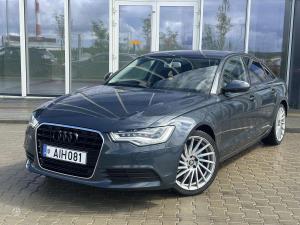 Grey Audi A6 2013 in Vilnius, with an engine capacity of 2.97 L and mileage of 244 thousand km for 9800 €, photo 4 on AUTOMOTO.COM.LV