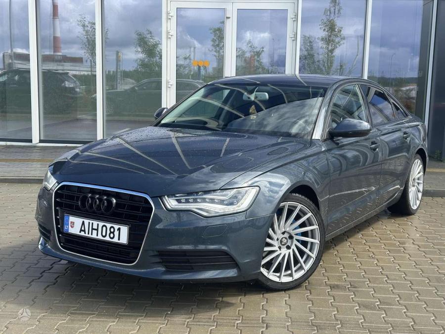 Grey Audi A6 2013 in Vilnius, with an engine capacity of 2.97 L and mileage of 244 thousand km for 9800 €, photo 4 on AUTOMOTO.COM.LV