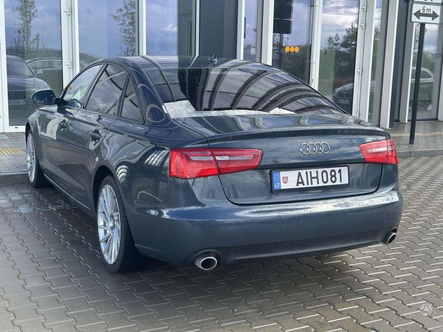 Grey Audi A6 2013 in Vilnius, with an engine capacity of 2.97 L and mileage of 244 thousand km for 9800 €, photo 7 on AUTOMOTO.COM.LV