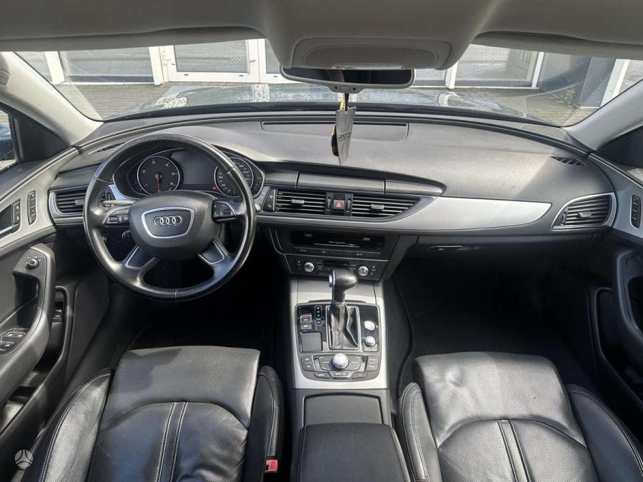 Grey Audi A6 2013 in Vilnius, with an engine capacity of 2.97 L and mileage of 244 thousand km for 9800 €, photo 10 on AUTOMOTO.COM.LV