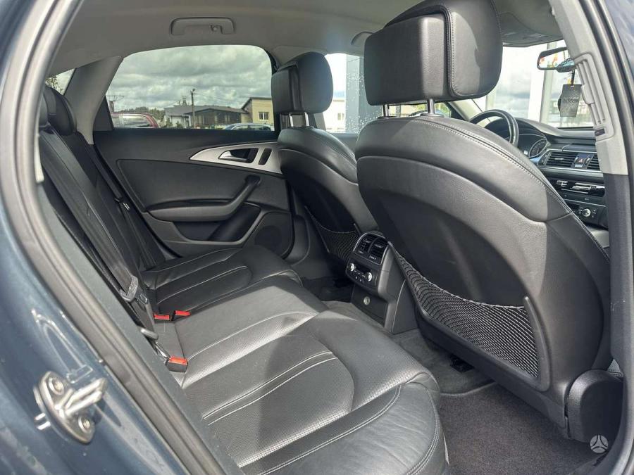 Grey Audi A6 2013 in Vilnius, with an engine capacity of 2.97 L and mileage of 244 thousand km for 9800 €, photo 11 on AUTOMOTO.COM.LV