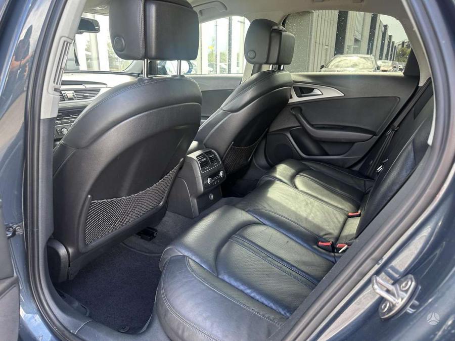 Grey Audi A6 2013 in Vilnius, with an engine capacity of 2.97 L and mileage of 244 thousand km for 9800 €, photo 12 on AUTOMOTO.COM.LV