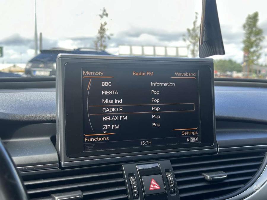 Grey Audi A6 2013 in Vilnius, with an engine capacity of 2.97 L and mileage of 244 thousand km for 9800 €, photo 19 on AUTOMOTO.COM.LV