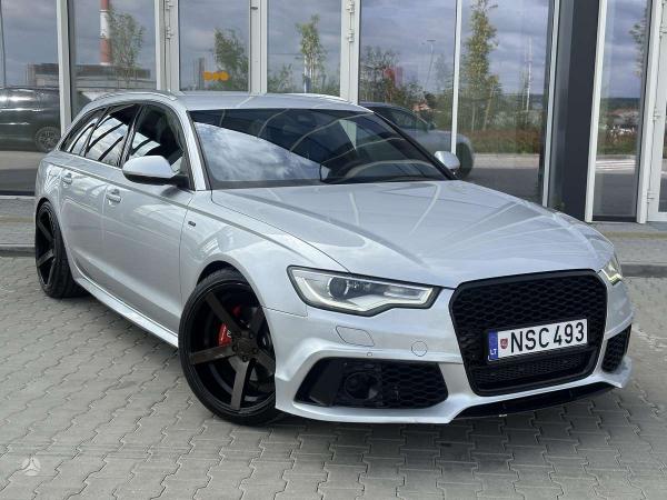 Grey Audi A6 2013 in Vilnius, with an engine capacity of 2.97 L and mileage of 282 thousand km for 9500 €, photo 1 on AUTOMOTO.COM.LV
