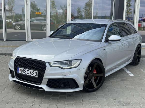 Grey Audi A6 2013 in Vilnius, with an engine capacity of 2.97 L and mileage of 282 thousand km for 9500 €, photo 3 on AUTOMOTO.COM.LV