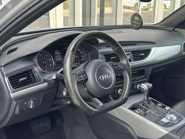 Grey Audi A6 2013 in Vilnius, with an engine capacity of 2.97 L and mileage of 282 thousand km for 9500 €, photo 7 on AUTOMOTO.COM.LV