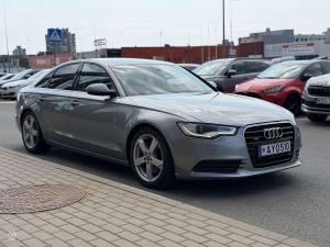 Pelēks Audi A6 2013 Viļņa, ar dzinēja tilpumu 2.97 L un nobraukumu 280 tūkst. km par 4650 €, foto  vietnē AUTOMOTO.COM.LV