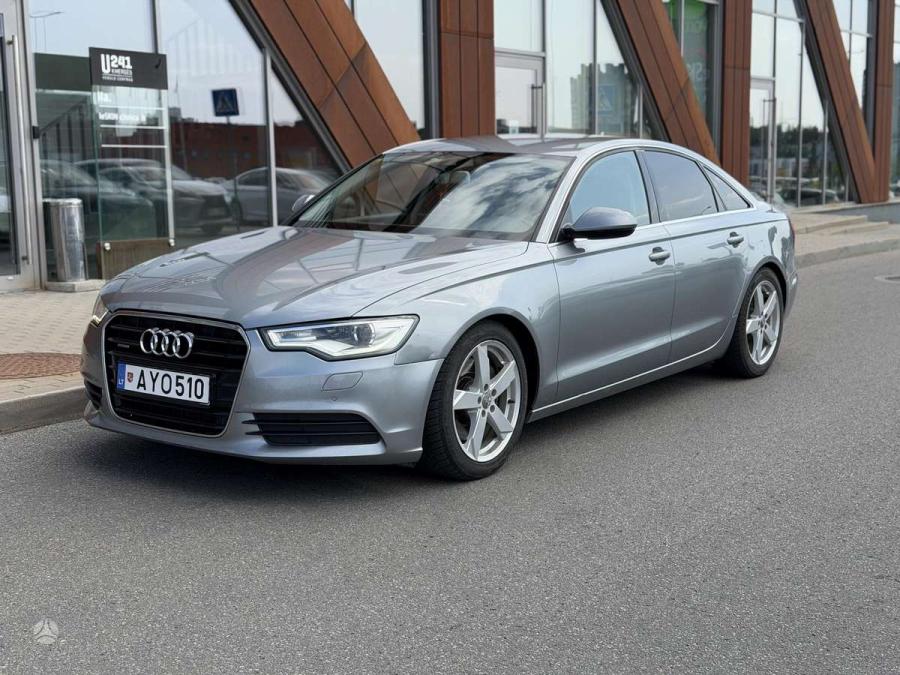 Grey Audi A6 2013 in Vilnius, with an engine capacity of 2.97 L and mileage of 280 thousand km for 4650 €, photo 3 on AUTOMOTO.COM.LV