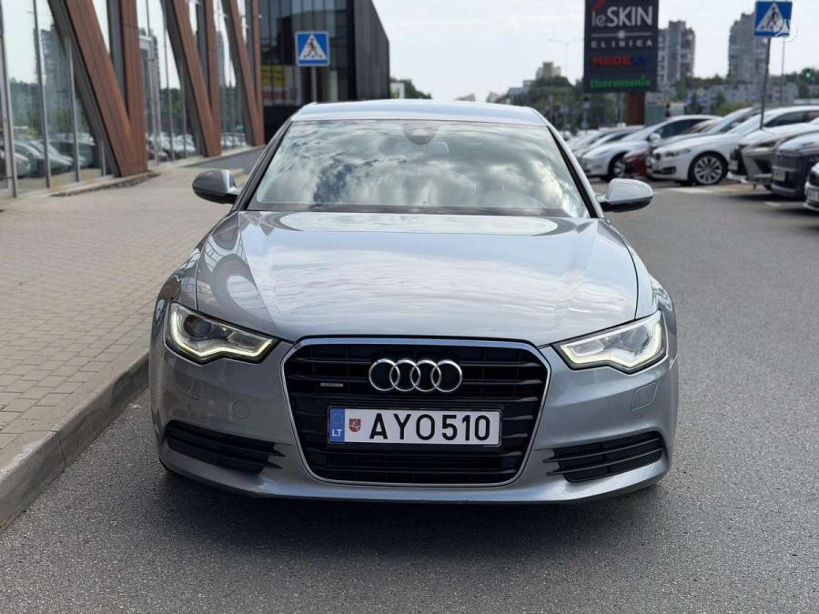 Grey Audi A6 2013 in Vilnius, with an engine capacity of 2.97 L and mileage of 280 thousand km for 4650 €, photo 4 on AUTOMOTO.COM.LV