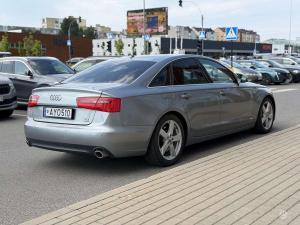 Grey Audi A6 2013 in Vilnius, with an engine capacity of 2.97 L and mileage of 280 thousand km for 4650 €, photo 6 on AUTOMOTO.COM.LV