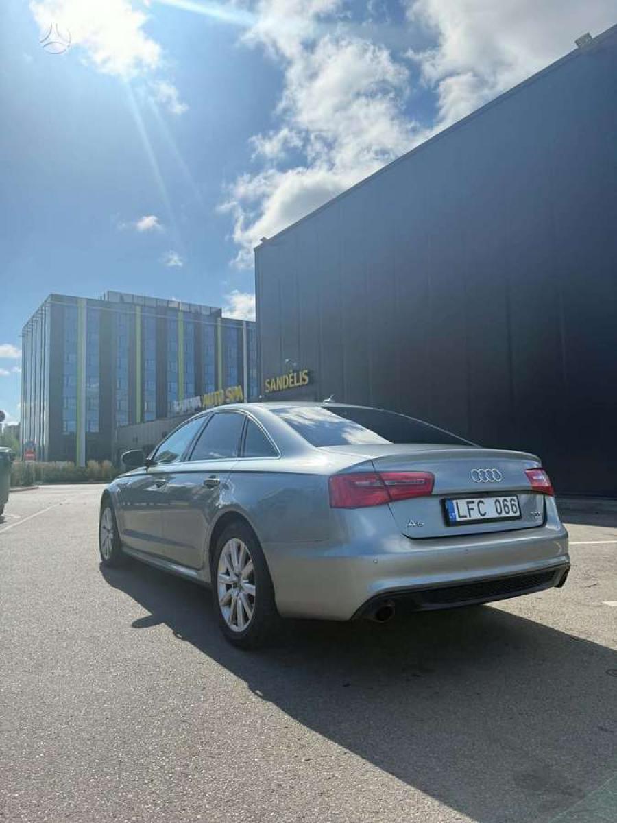 Pelēks Audi A6 2013 Viļņa, ar dzinēja tilpumu 3.00 L un nobraukumu 356 tūkst. km par 4700 €, foto 7 vietnē AUTOMOTO.COM.LV
