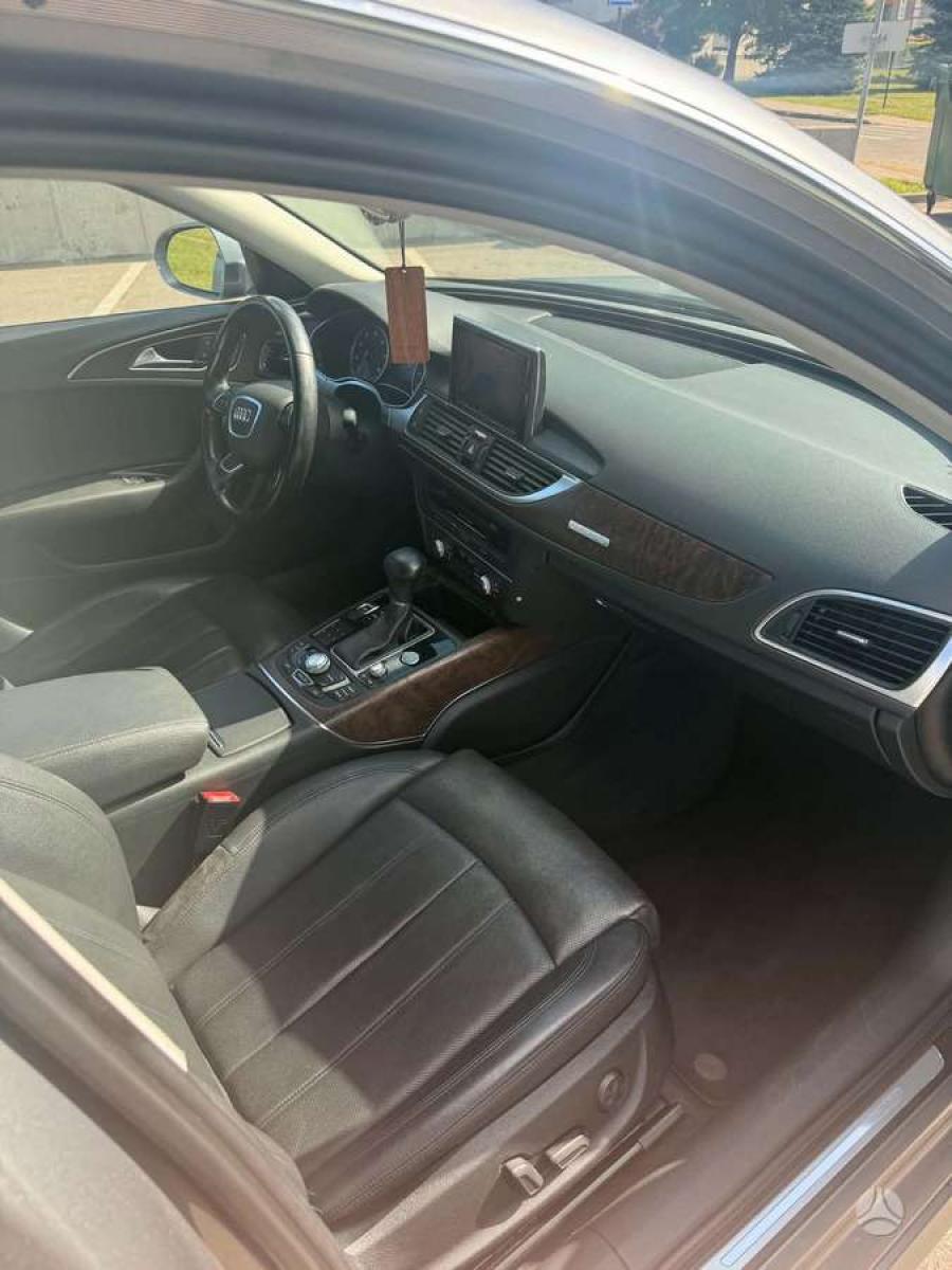 Pelēks Audi A6 2013 Viļņa, ar dzinēja tilpumu 3.00 L un nobraukumu 356 tūkst. km par 4700 €, foto 14 vietnē AUTOMOTO.COM.LV