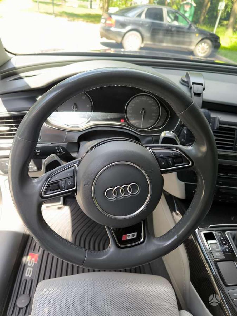 Pelēks Audi A6 2013 Kaišiadorys, ar dzinēja tilpumu 2.97 L un nobraukumu 337 tūkst. km par 13200 €, foto 7 vietnē AUTOMOTO.COM.LV