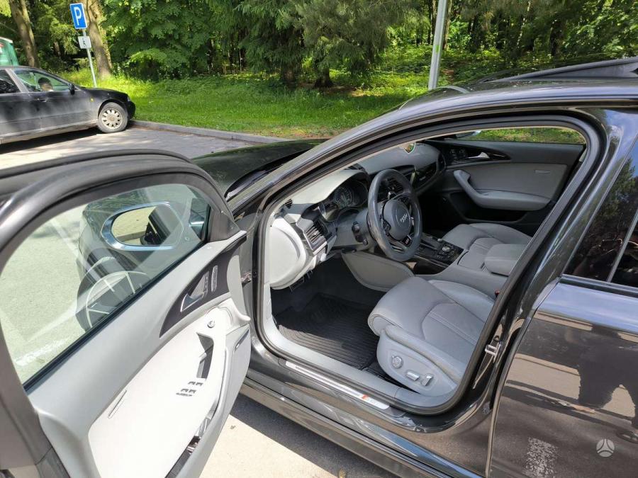 Pelēks Audi A6 2013 Kaišiadorys, ar dzinēja tilpumu 2.97 L un nobraukumu 337 tūkst. km par 13200 €, foto 8 vietnē AUTOMOTO.COM.LV