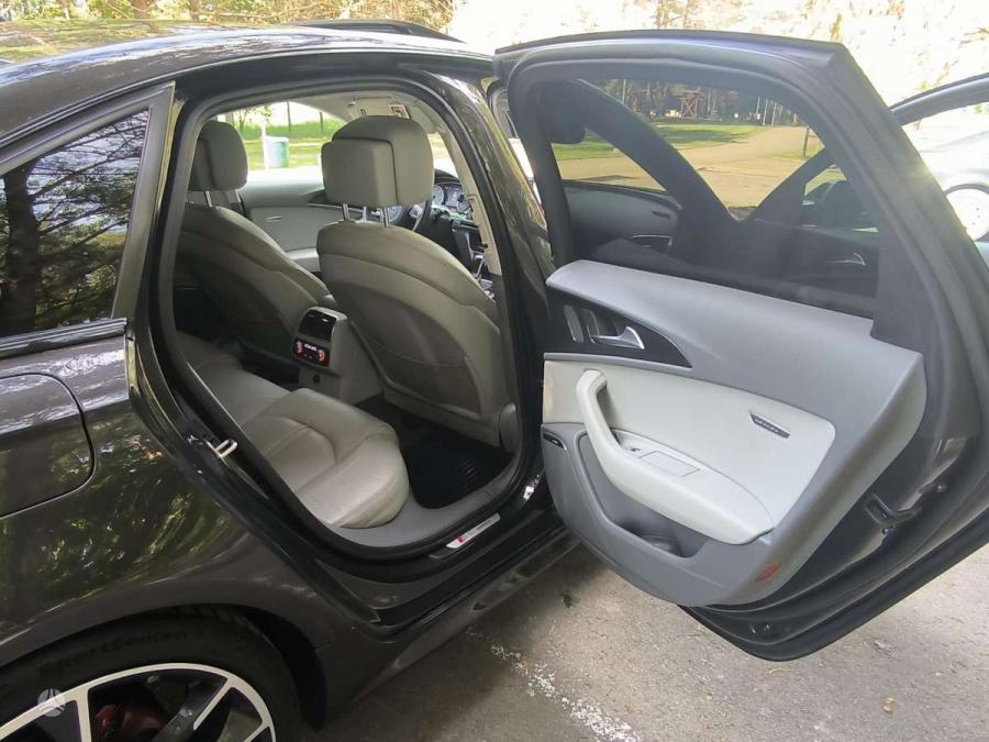 Pelēks Audi A6 2013 Kaišiadorys, ar dzinēja tilpumu 2.97 L un nobraukumu 337 tūkst. km par 13200 €, foto 12 vietnē AUTOMOTO.COM.LV