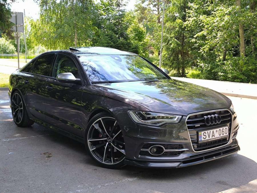 Pelēks Audi A6 2013 Kaišiadorys, ar dzinēja tilpumu 2.97 L un nobraukumu 337 tūkst. km par 13200 €, foto 14 vietnē AUTOMOTO.COM.LV