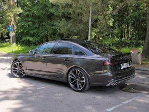 Pelēks Audi A6 2013 Kaišiadorys, ar dzinēja tilpumu 2.97 L un nobraukumu 337 tūkst. km par 13200 €, foto 16 vietnē AUTOMOTO.COM.LV
