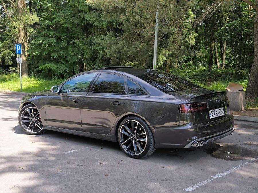 Pelēks Audi A6 2013 Kaišiadorys, ar dzinēja tilpumu 2.97 L un nobraukumu 337 tūkst. km par 13200 €, foto 16 vietnē AUTOMOTO.COM.LV