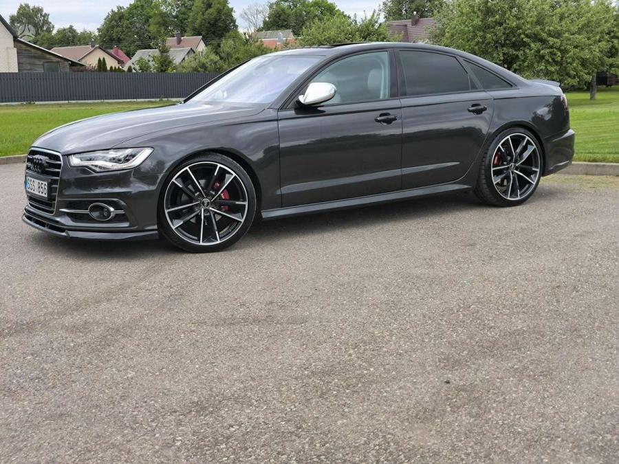 Pelēks Audi A6 2013 Kaišiadorys, ar dzinēja tilpumu 2.97 L un nobraukumu 337 tūkst. km par 13200 €, foto 18 vietnē AUTOMOTO.COM.LV