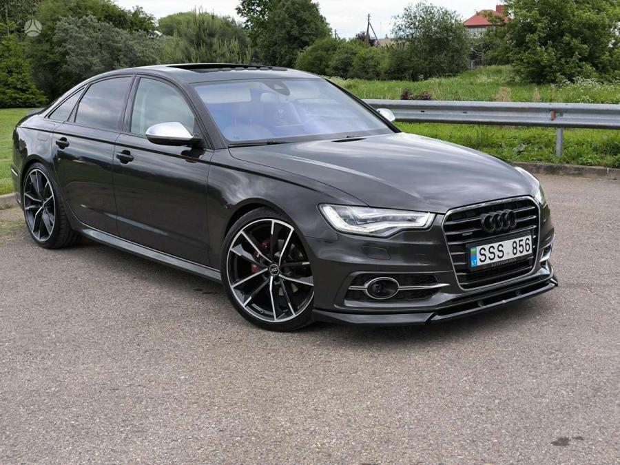Pelēks Audi A6 2013 Kaišiadorys, ar dzinēja tilpumu 2.97 L un nobraukumu 337 tūkst. km par 13200 €, foto 19 vietnē AUTOMOTO.COM.LV