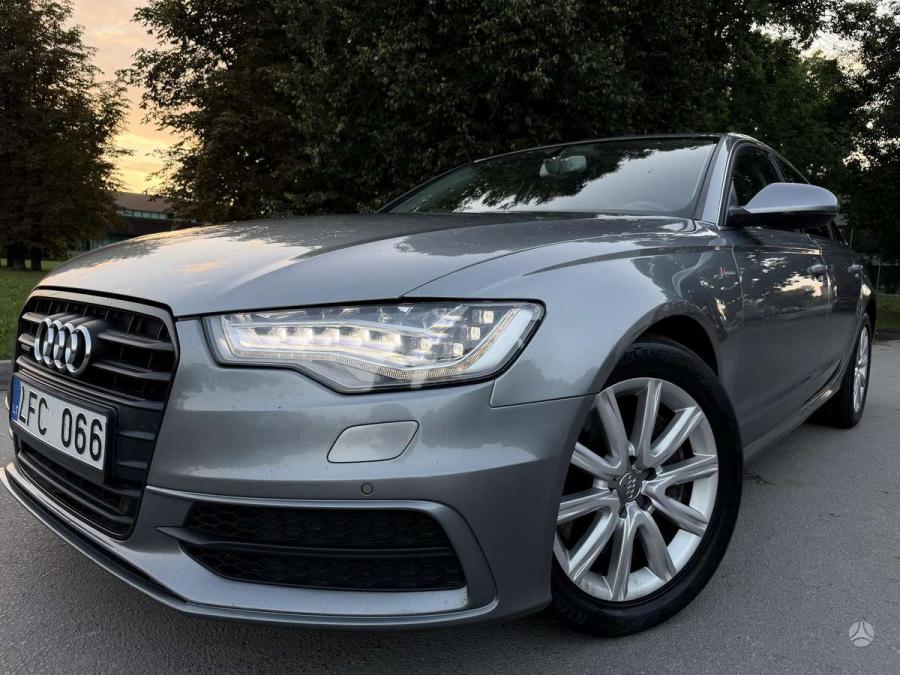 Pelēks Audi A6 2013 Kauņa, ar dzinēja tilpumu 3.00 L un nobraukumu 325 tūkst. km par 6950 €, foto 1 vietnē AUTOMOTO.COM.LV