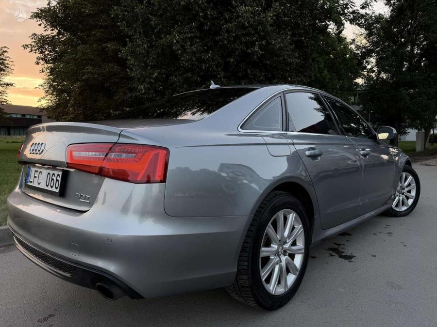 Pelēks Audi A6 2013 Kauņa, ar dzinēja tilpumu 3.00 L un nobraukumu 325 tūkst. km par 6950 €, foto 5 vietnē AUTOMOTO.COM.LV