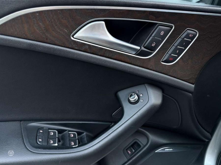 Pelēks Audi A6 2013 Kauņa, ar dzinēja tilpumu 3.00 L un nobraukumu 325 tūkst. km par 6950 €, foto 13 vietnē AUTOMOTO.COM.LV