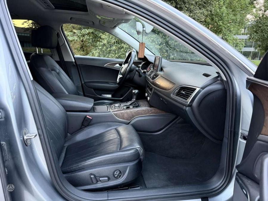Pelēks Audi A6 2013 Kauņa, ar dzinēja tilpumu 3.00 L un nobraukumu 325 tūkst. km par 6950 €, foto 17 vietnē AUTOMOTO.COM.LV