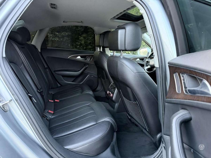 Pelēks Audi A6 2013 Kauņa, ar dzinēja tilpumu 3.00 L un nobraukumu 325 tūkst. km par 6950 €, foto 19 vietnē AUTOMOTO.COM.LV