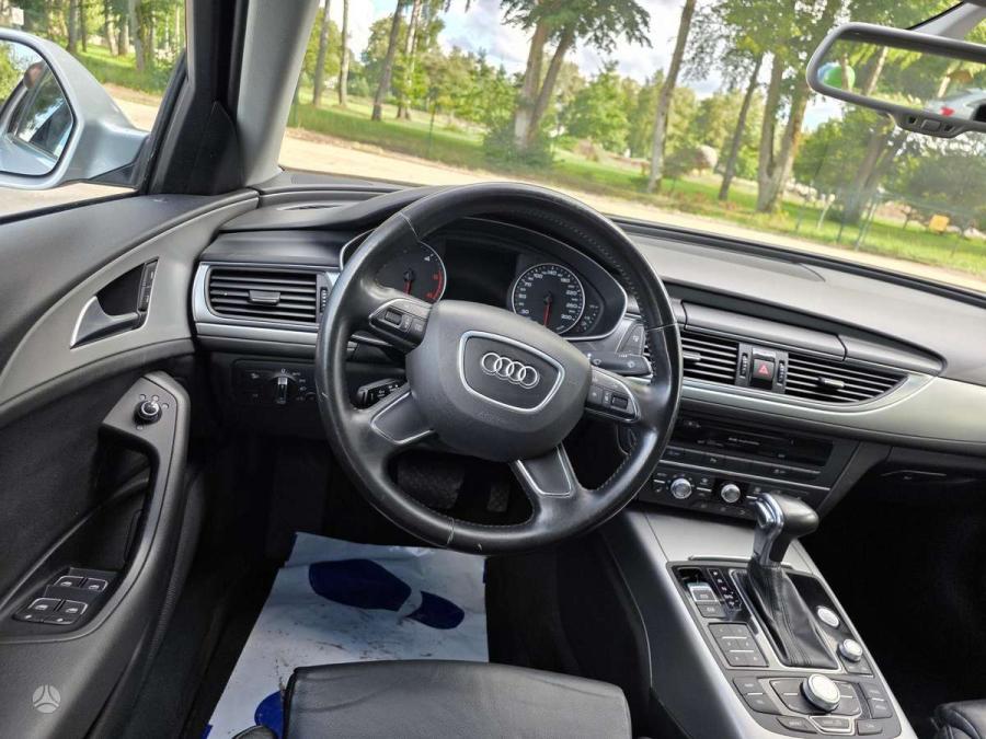 Pelēks Audi A6 2013 Tauragė, ar dzinēja tilpumu 2.97 L un nobraukumu 280 tūkst. km par 8999 €, foto 14 vietnē AUTOMOTO.COM.LV