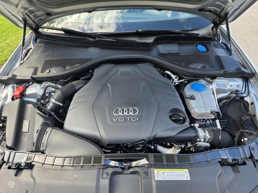 Pelēks Audi A6 2013 Tauragė, ar dzinēja tilpumu 2.97 L un nobraukumu 280 tūkst. km par 8999 €, foto 17 vietnē AUTOMOTO.COM.LV