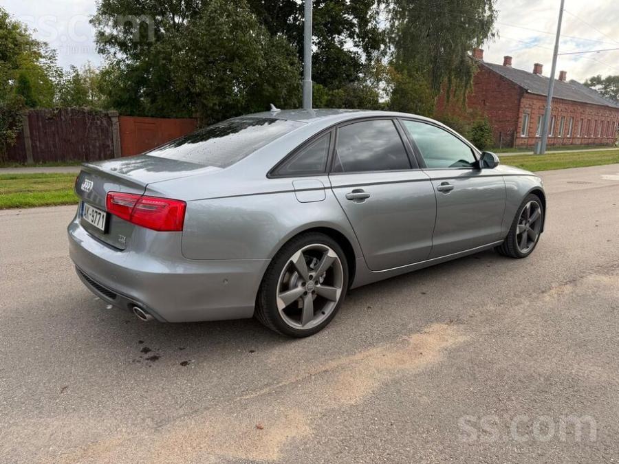 Grey Audi A6 2013 in Daugavpils, with an engine capacity of 3.00 L and mileage of 153 thousand km for 12000 €, photo 5 on AUTOMOTO.COM.LV