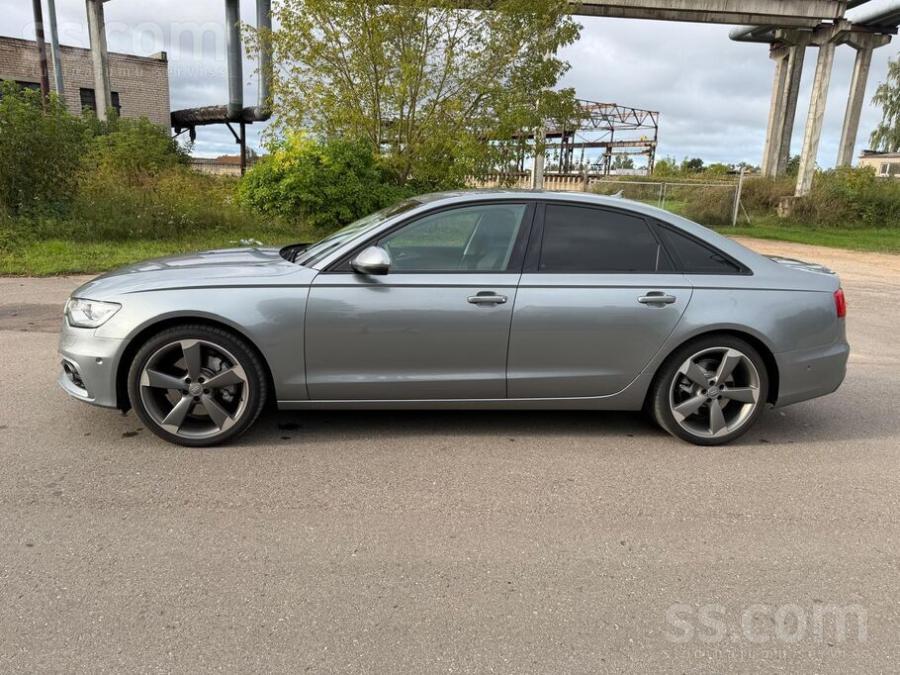 Grey Audi A6 2013 in Daugavpils, with an engine capacity of 3.00 L and mileage of 153 thousand km for 12000 €, photo 6 on AUTOMOTO.COM.LV