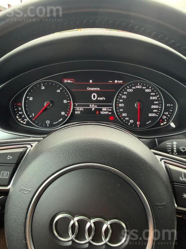 Pelēks Audi A6 2013 Daugavpils, ar dzinēja tilpumu 3.00 L un nobraukumu 153 tūkst. km par 12000 €, foto 11 vietnē AUTOMOTO.COM.LV