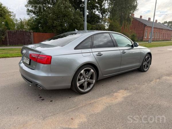 Grey Audi A6 2013 in Riga, with an engine capacity of 3.00 L and mileage of 153 thousand km for 11500 €, photo 7 on AUTOMOTO.COM.LV