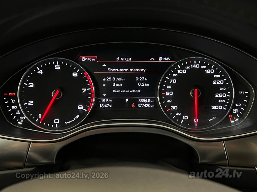 Pelēks Audi A6 2013 Pērnava, ar dzinēja tilpumu 2.00 L un nobraukumu 377 tūkst. km par 7490 €, foto 17 vietnē AUTOMOTO.COM.LV