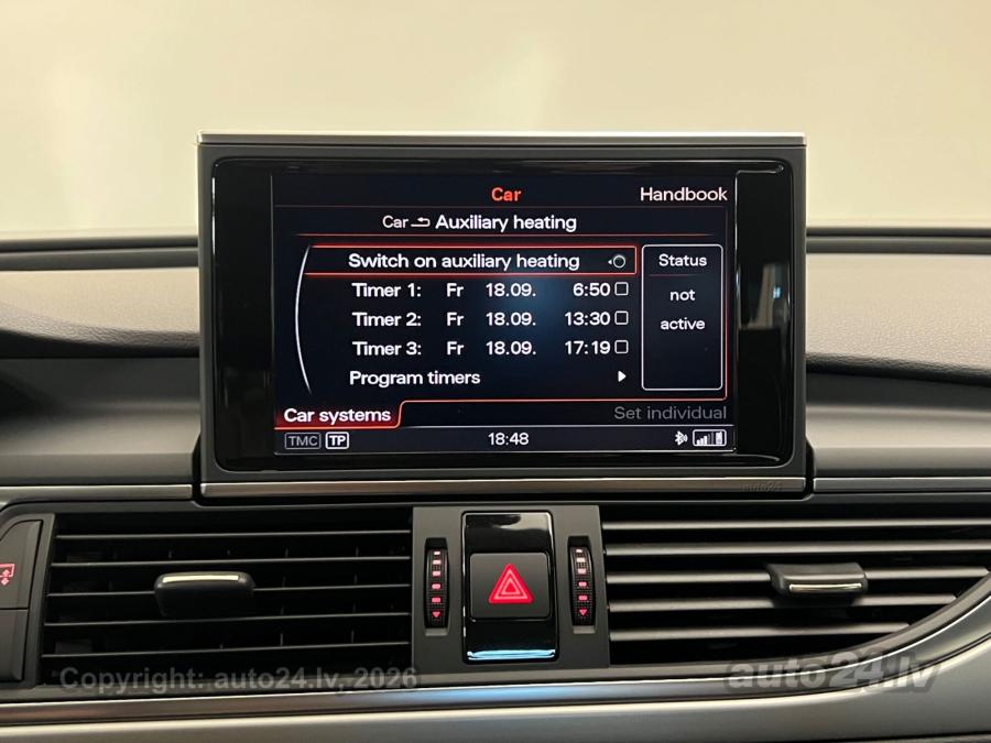 Pelēks Audi A6 2013 Pērnava, ar dzinēja tilpumu 2.00 L un nobraukumu 377 tūkst. km par 7490 €, foto 22 vietnē AUTOMOTO.COM.LV