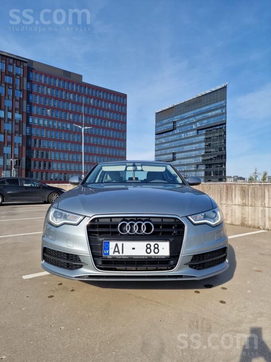 Pelēks Audi A6 2013 Rīga, ar dzinēja tilpumu 2.00 L un nobraukumu 205 tūkst. km par 9500 €, foto 1 vietnē AUTOMOTO.COM.LV