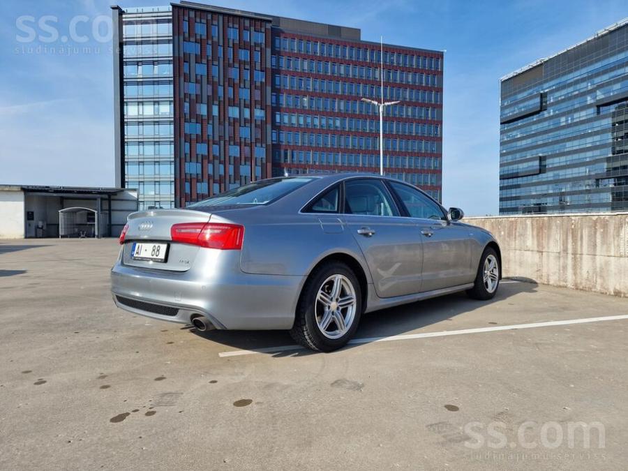 Pelēks Audi A6 2013 Rīga, ar dzinēja tilpumu 2.00 L un nobraukumu 205 tūkst. km par 9500 €, foto 5 vietnē AUTOMOTO.COM.LV