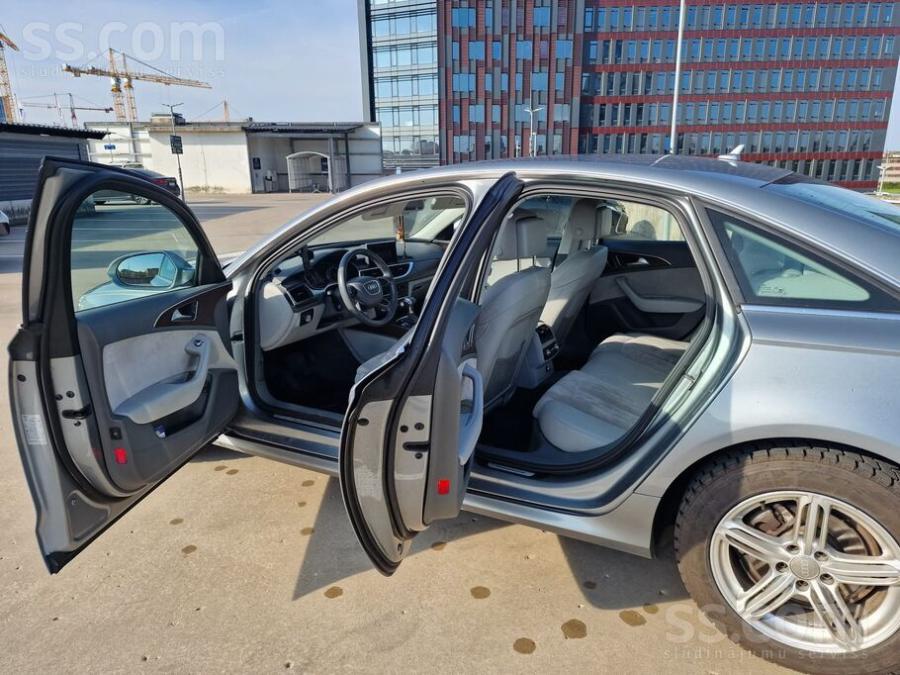 Pelēks Audi A6 2013 Rīga, ar dzinēja tilpumu 2.00 L un nobraukumu 205 tūkst. km par 9500 €, foto 6 vietnē AUTOMOTO.COM.LV
