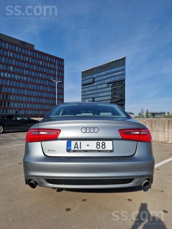 Grey Audi A6 2013 in Riga, with an engine capacity of 2.00 L and mileage of 205 thousand km for 9500 €, photo 7 on AUTOMOTO.COM.LV