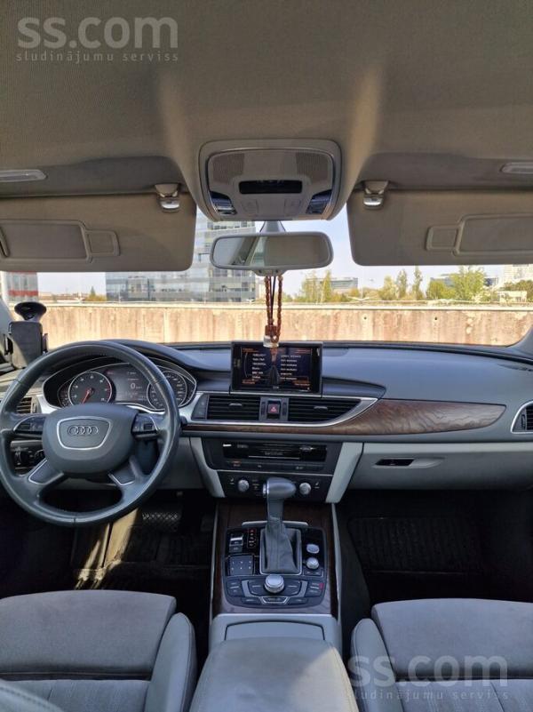 Grey Audi A6 2013 in Riga, with an engine capacity of 2.00 L and mileage of 205 thousand km for 9500 €, photo 10 on AUTOMOTO.COM.LV
