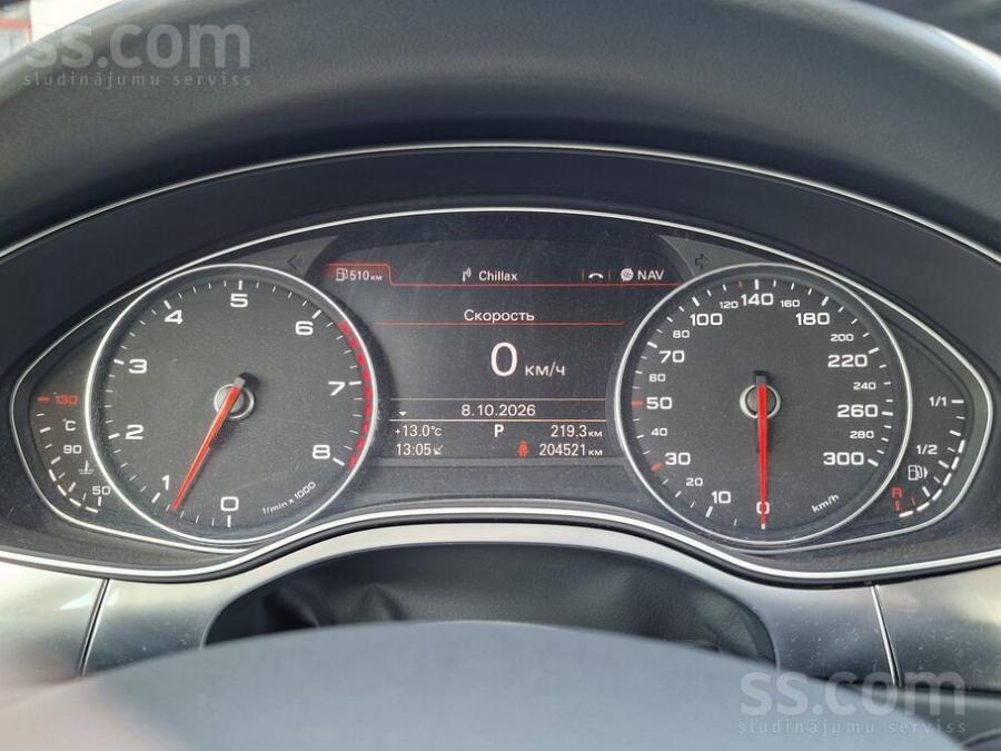 Pelēks Audi A6 2013 Rīga, ar dzinēja tilpumu 2.00 L un nobraukumu 205 tūkst. km par 9500 €, foto 12 vietnē AUTOMOTO.COM.LV