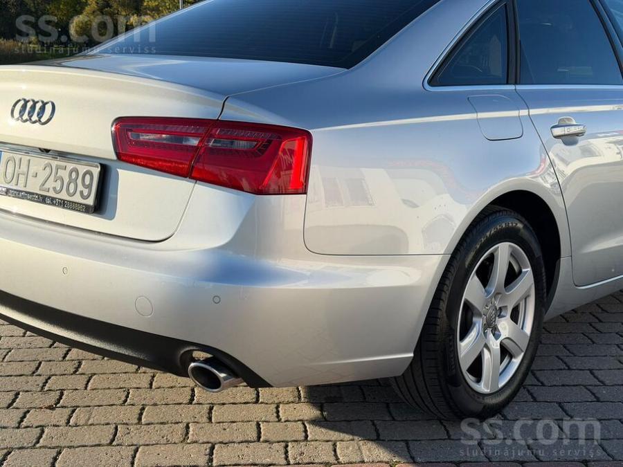 Pelēks Audi A6 2013 Ventspils, ar dzinēja tilpumu 3.00 L un nobraukumu 193 tūkst. km par 10990 €, foto 31 vietnē AUTOMOTO.COM.LV
