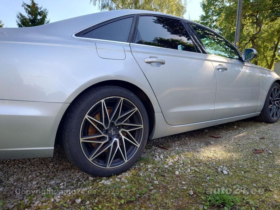 Grey Audi A6 2014 in Tallinn, with an engine capacity of 3.00 L and mileage of 289 thousand km for 12500 €, photo 2 on AUTOMOTO.COM.LV