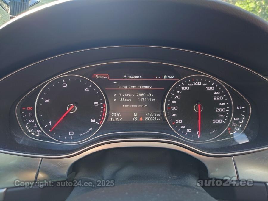 Grey Audi A6 2014 in Tallinn, with an engine capacity of 3.00 L and mileage of 289 thousand km for 12500 €, photo 17 on AUTOMOTO.COM.LV