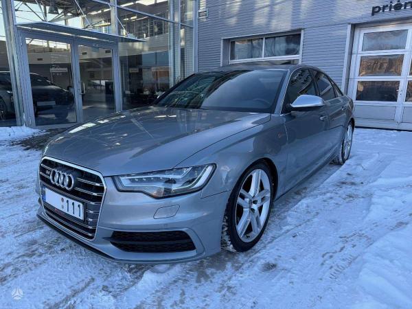 Grey Audi A6 2014 in Klaipeda, with an engine capacity of 3.00 L and mileage of 138 thousand km for 9200 €, photo 1 on AUTOMOTO.COM.LV
