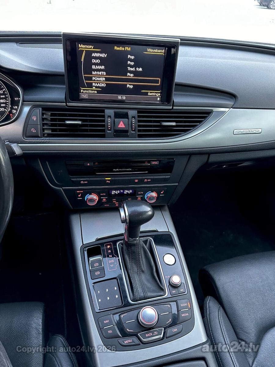 Grey Audi A6 2014 in Tartu, with an engine capacity of 3.00 L and mileage of 270 thousand km for 10990 €, photo 13 on AUTOMOTO.COM.LV